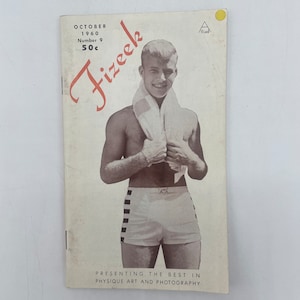October 1960 Fizeek Beefcake Magazine Adult / Gay / Beefcake / Gay Art ...