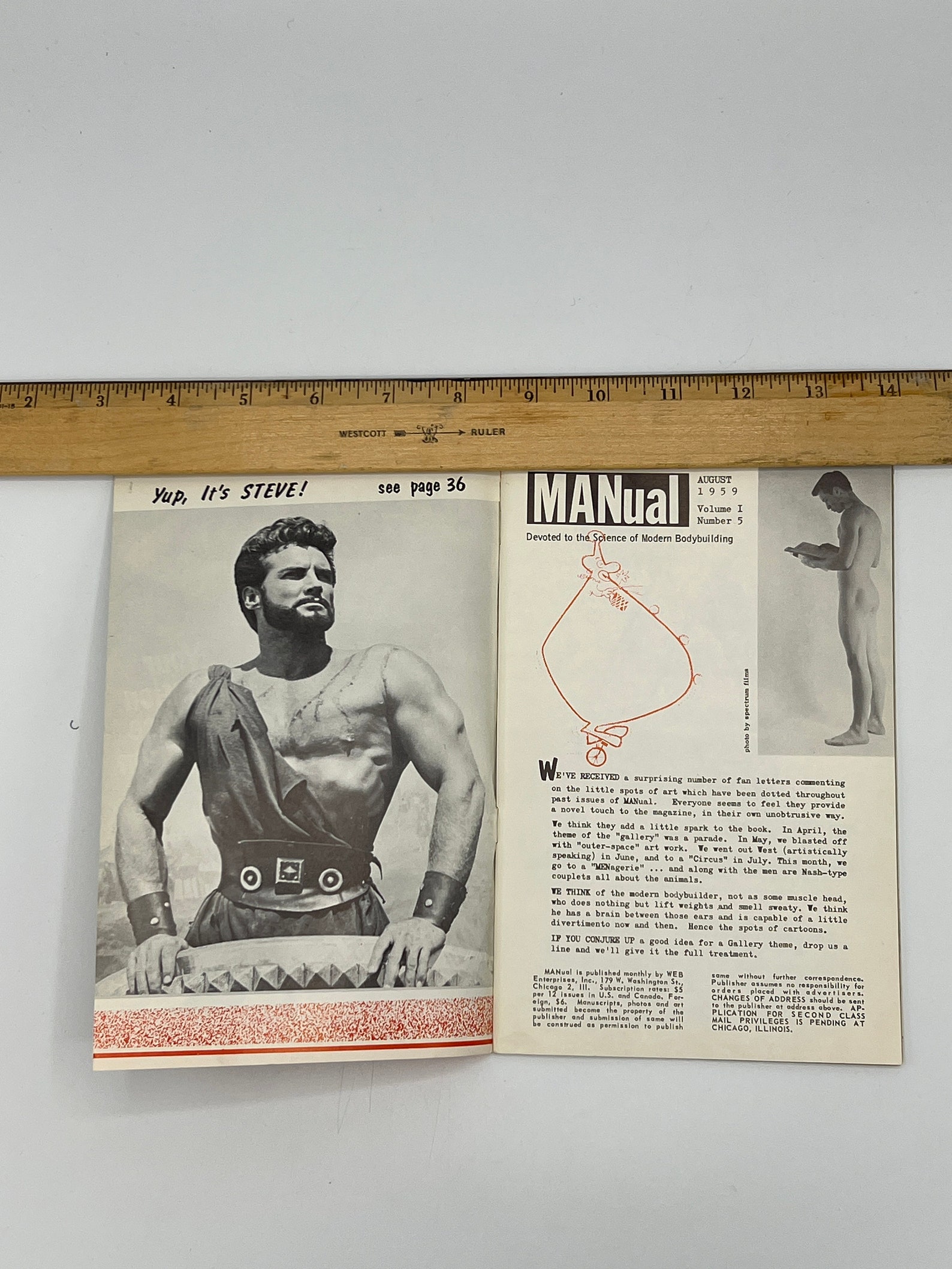 Rare Manual Pre 1970 Adult / Gay / Beefcake / Gay Art / Gay Interest ...
