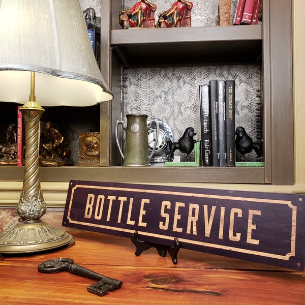 Bottle Service Sign - Etsy