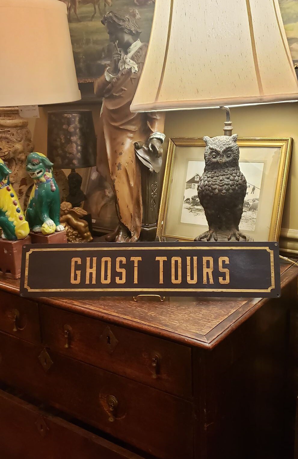 Ghost Tours Recycled Street Sign | Etsy