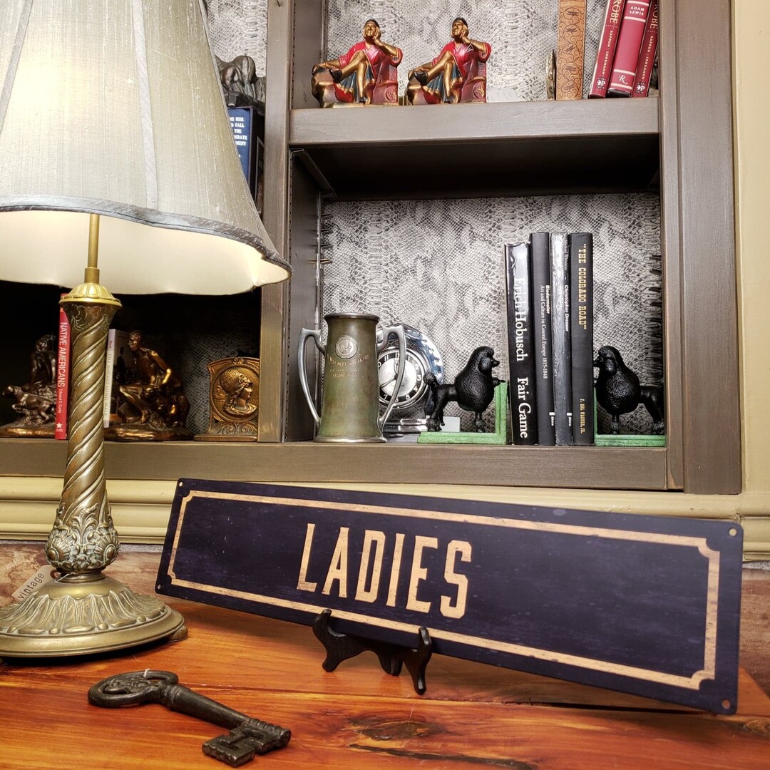 Ladies Recycled Metal Sign - Etsy