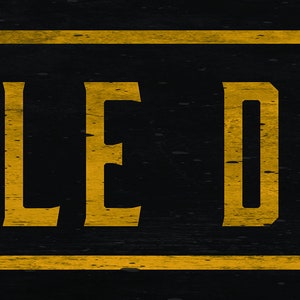 No Table Dancing Recycled Metal Street Sign - Etsy