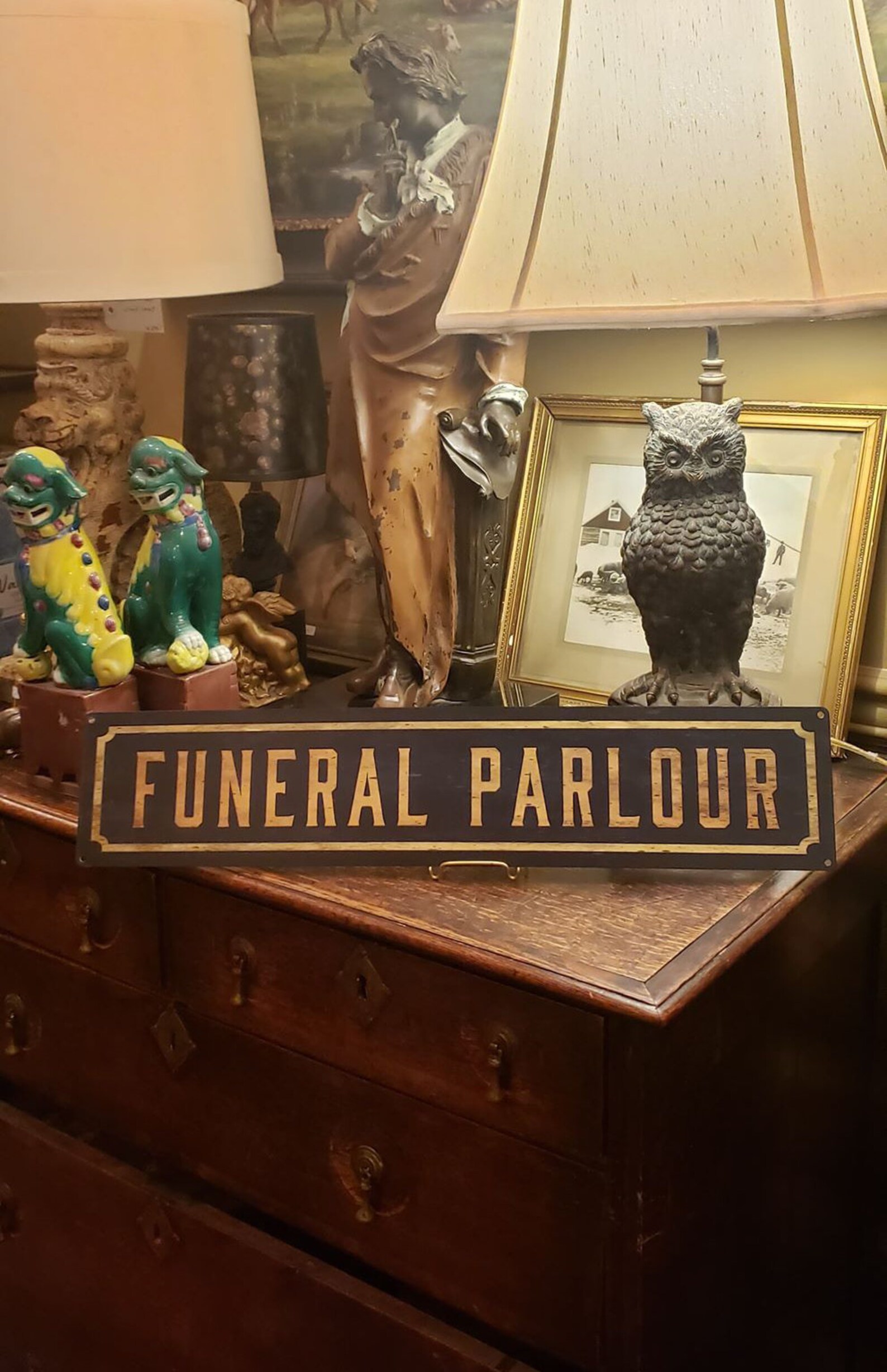 Funeral Parlour Recycled Street Sign - Etsy