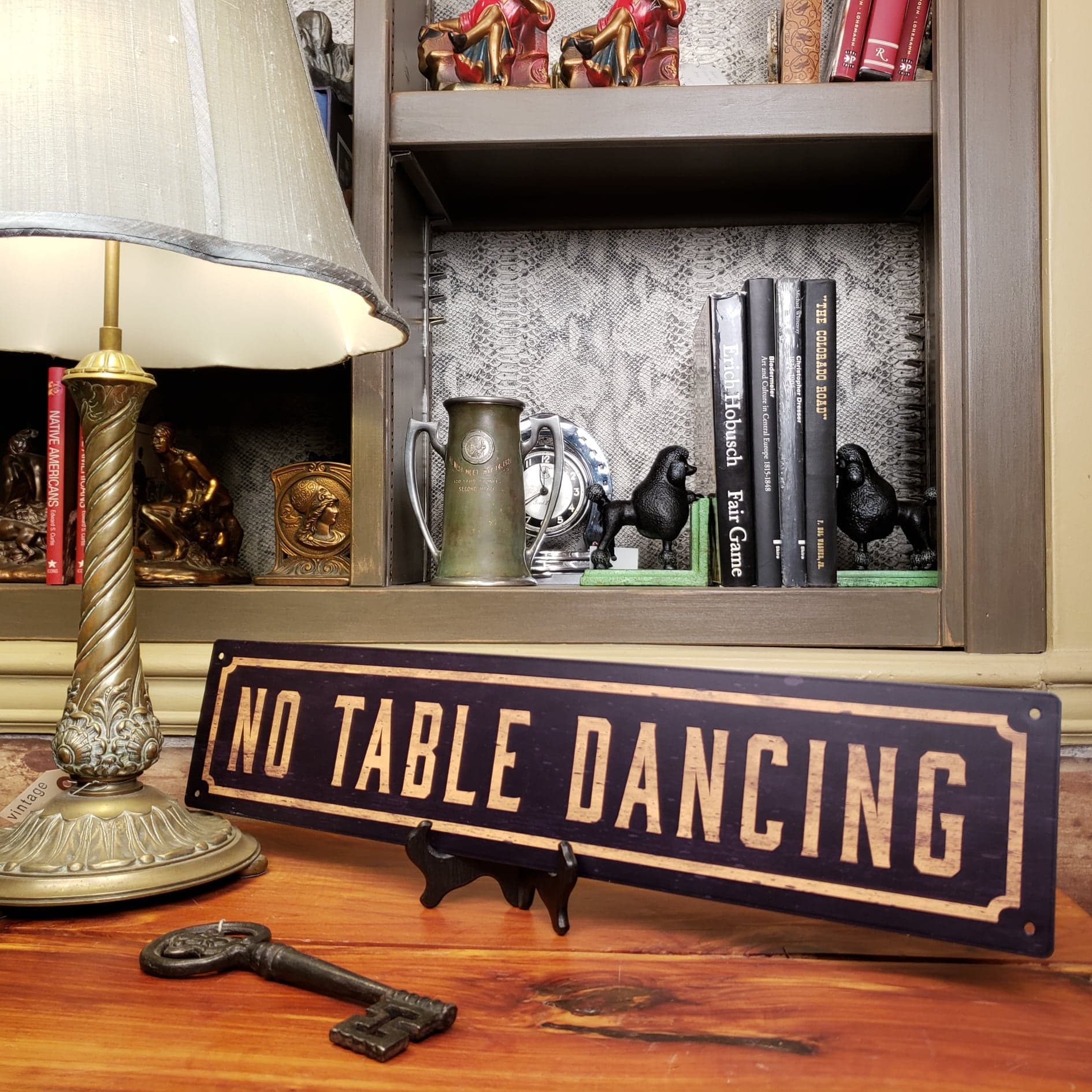 No Table Dancing Recycled Metal Street Sign - Etsy