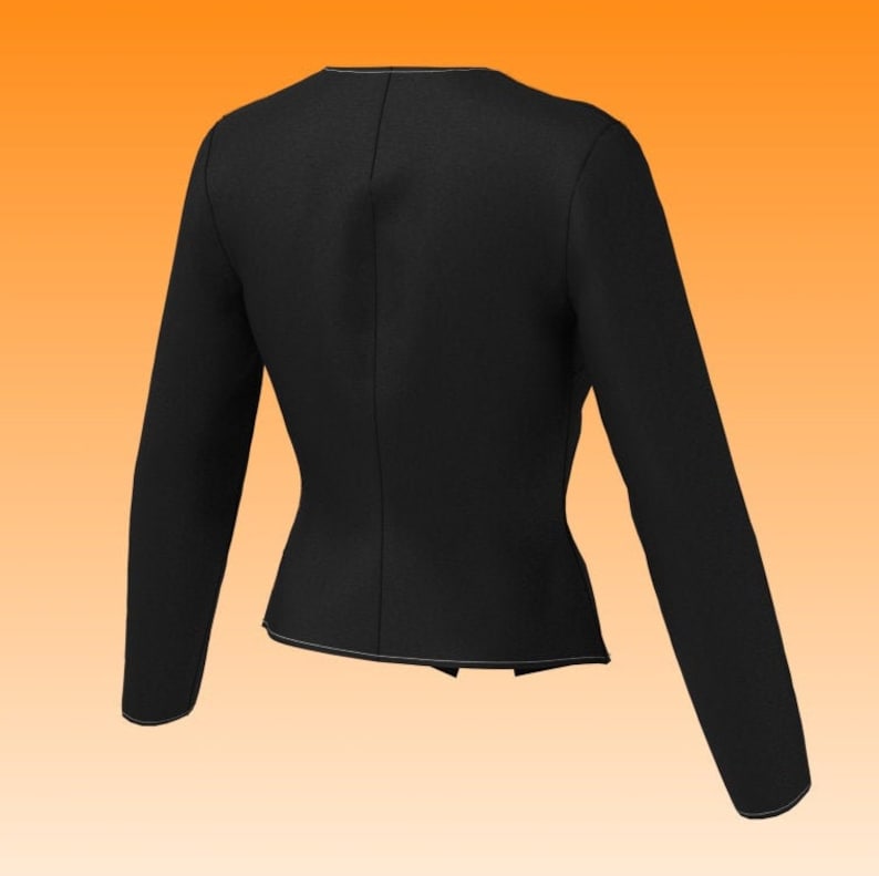 Casual - Simple Jacket PDF Pattern - Easy to Sew, Fitted Jacket Digital ...