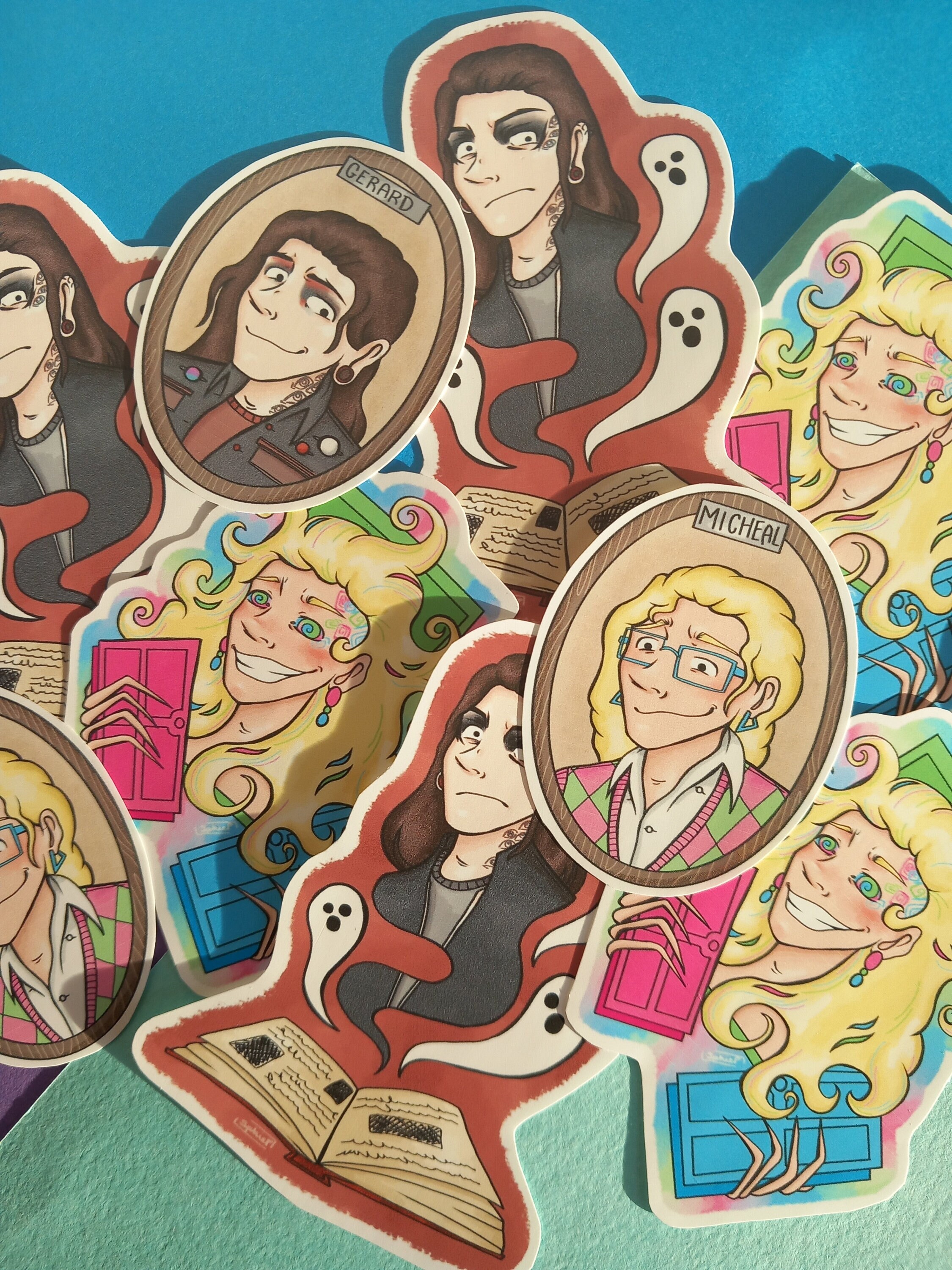 Gerard Keay and Micheal Stickers | Set of 4 Magnus Archives Stickers ...