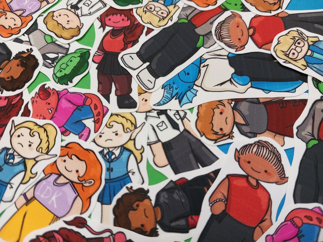 Bad Kids V Rat Grinders | Dimension 20 Inspired Stickers - Etsy