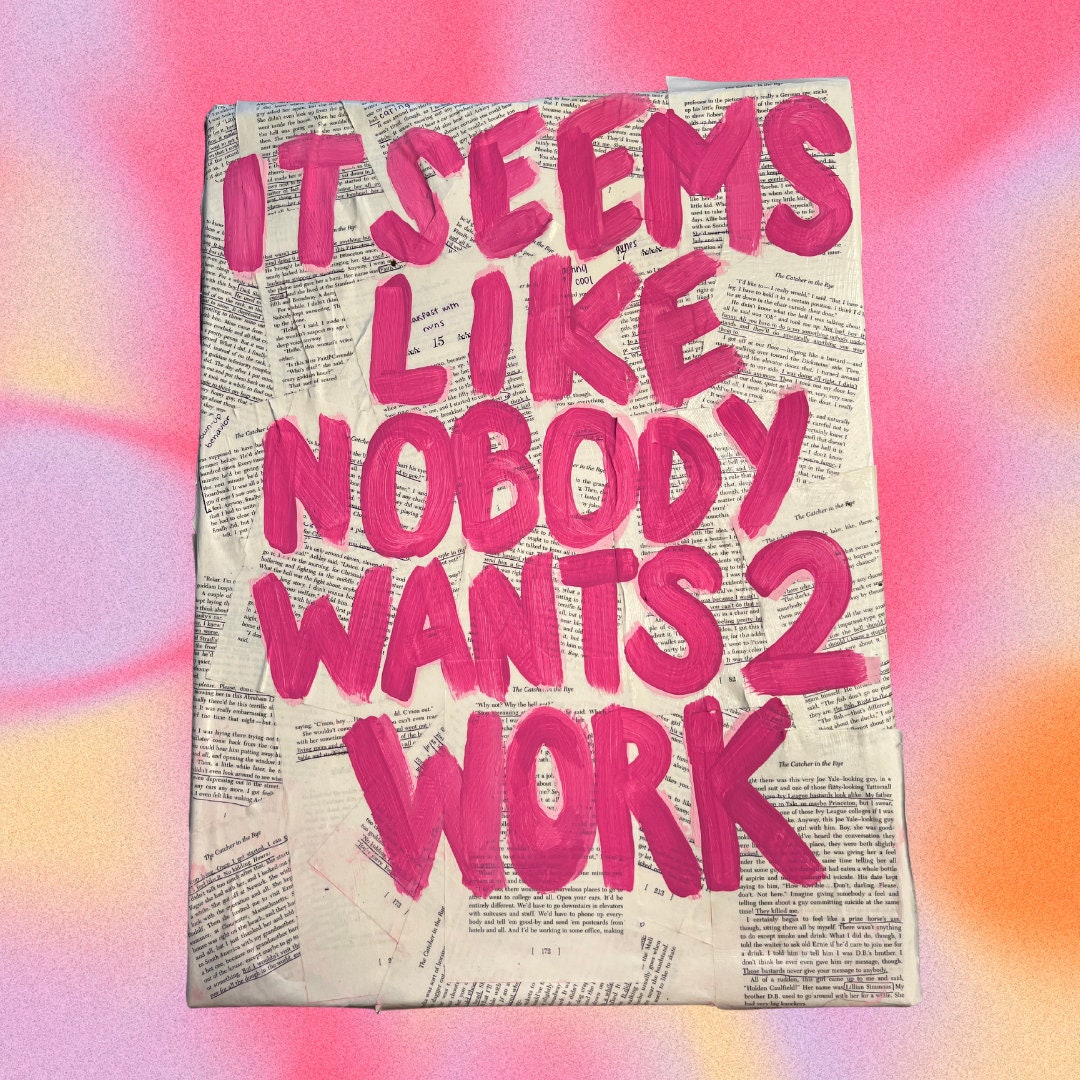 Custom Book Page Collage Painting - Etsy