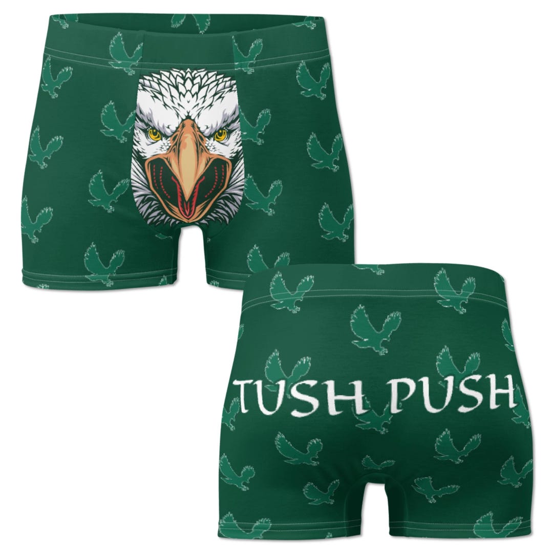 Tush Push™ Philly Football Boxer Briefs for Men, Funny Men's Underwear ...