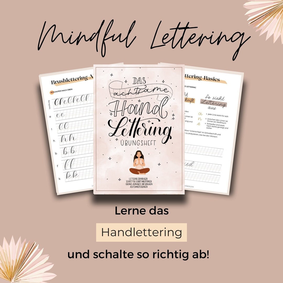 Mindful Lettering - Etsy