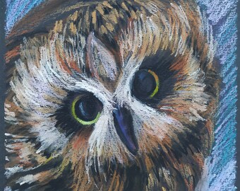 Oil Pastel Birds - Etsy