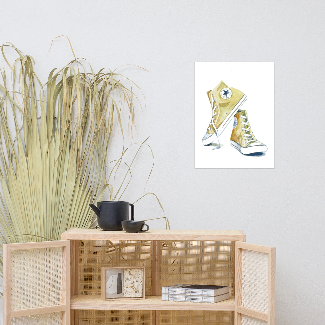 Converse Art Print From Original Watercolor Painting Converse Art ...