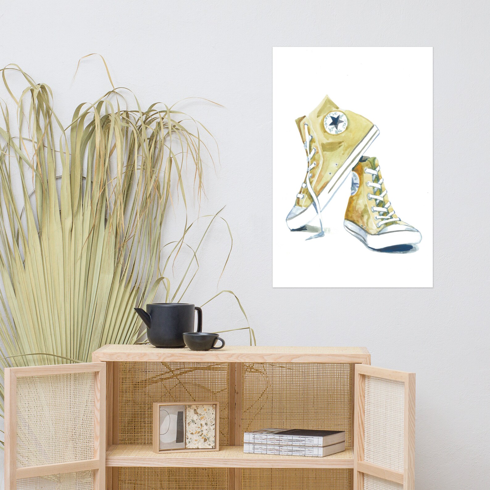 Converse Art Print From Original Watercolor Painting Converse Art ...