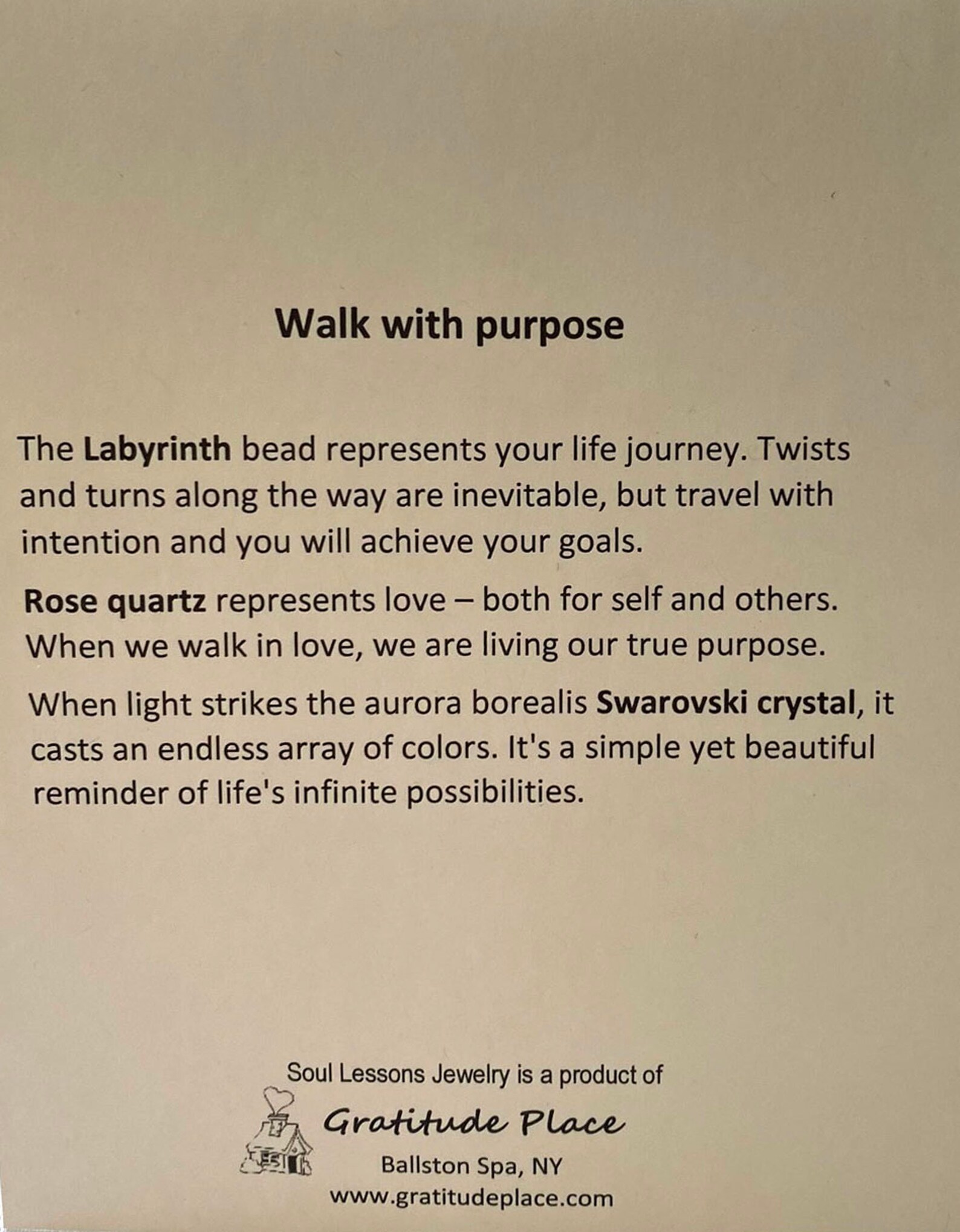 Walk With Purpose Inspirational Necklace; Soul Lesson; Soul Necklace ...