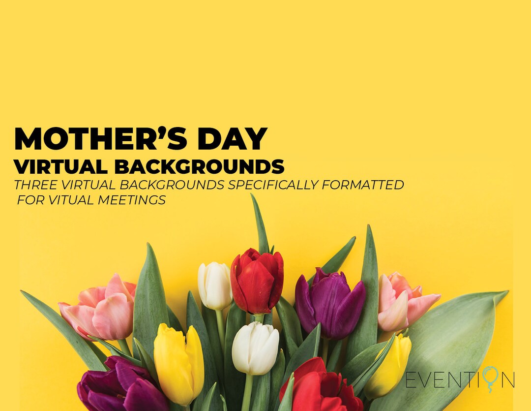 Virtual Background | Mother's Day | Digital Zoom Background - Etsy