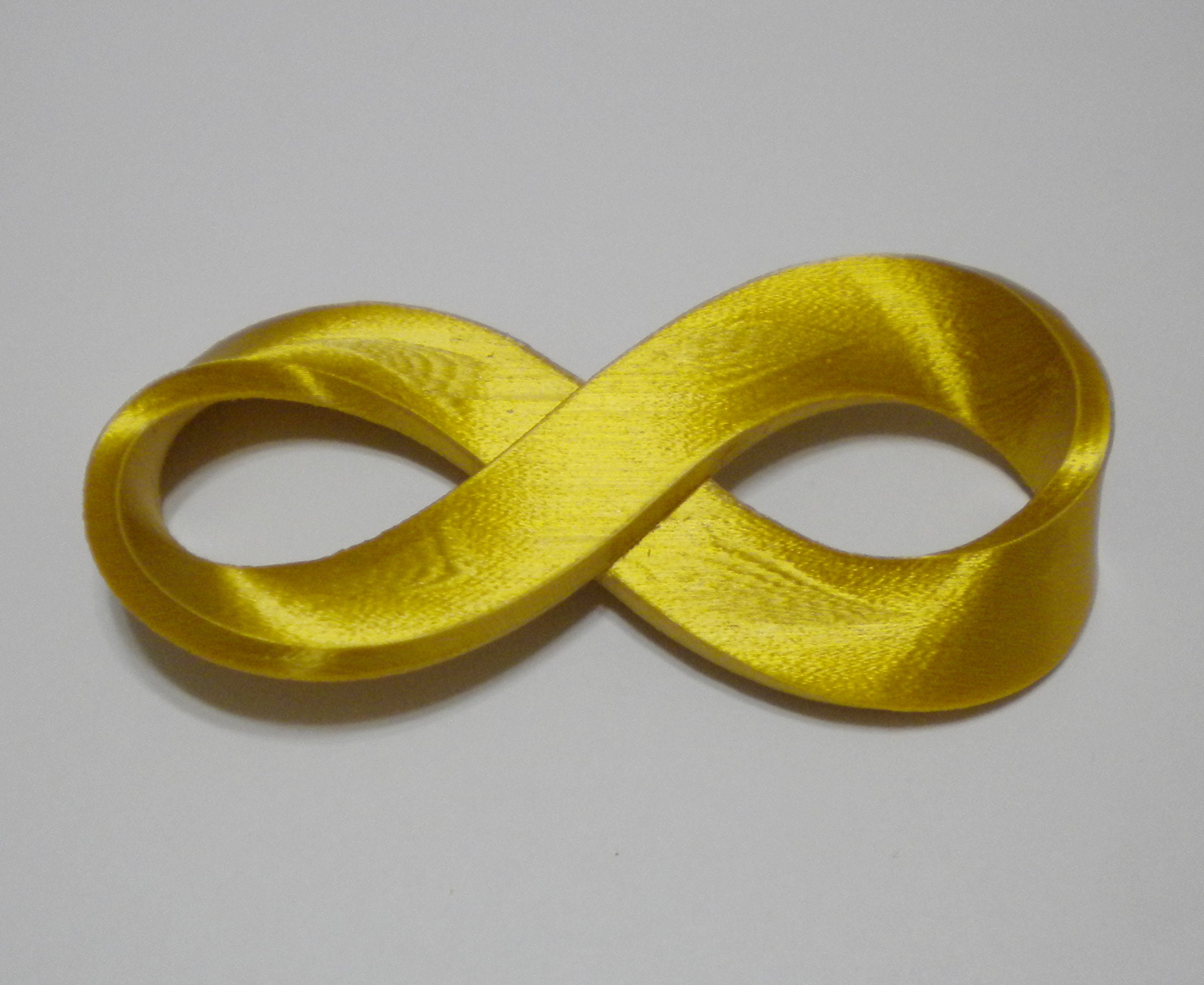 3D Printed Mobius Strip figure 8/ Infinity Symbol Art Home Office ...