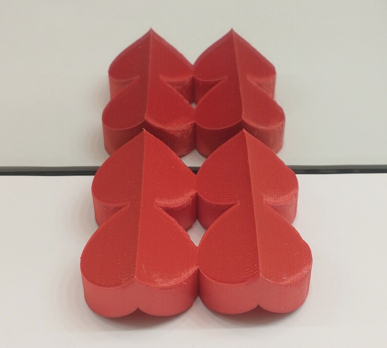 3D Printed Ambiguous Card Suits Illusion Magic Toy Gift Desktop ...