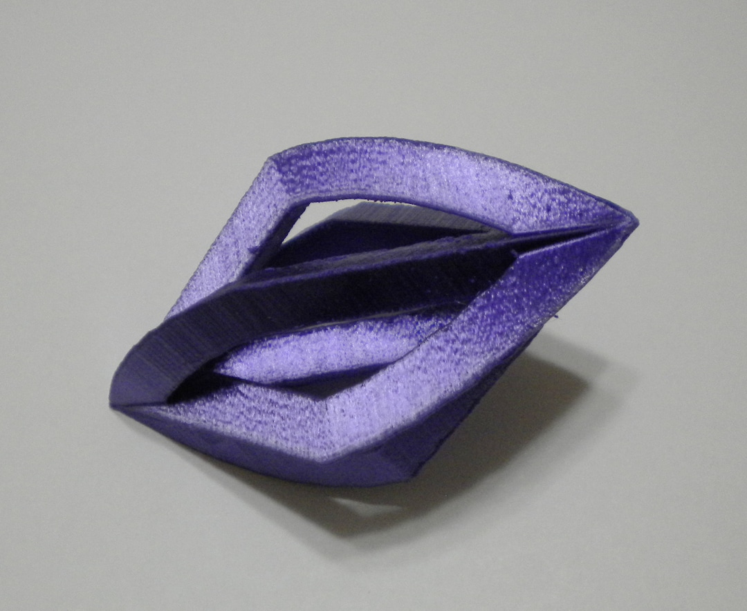 3D Printed Toy (wire Frame Hexacon/parabolicon) With Wobbling Motion ...