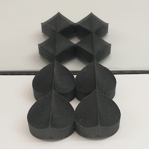 3D Printed Ambiguous Card Suits Illusion Magic Toy Gift Desktop ...