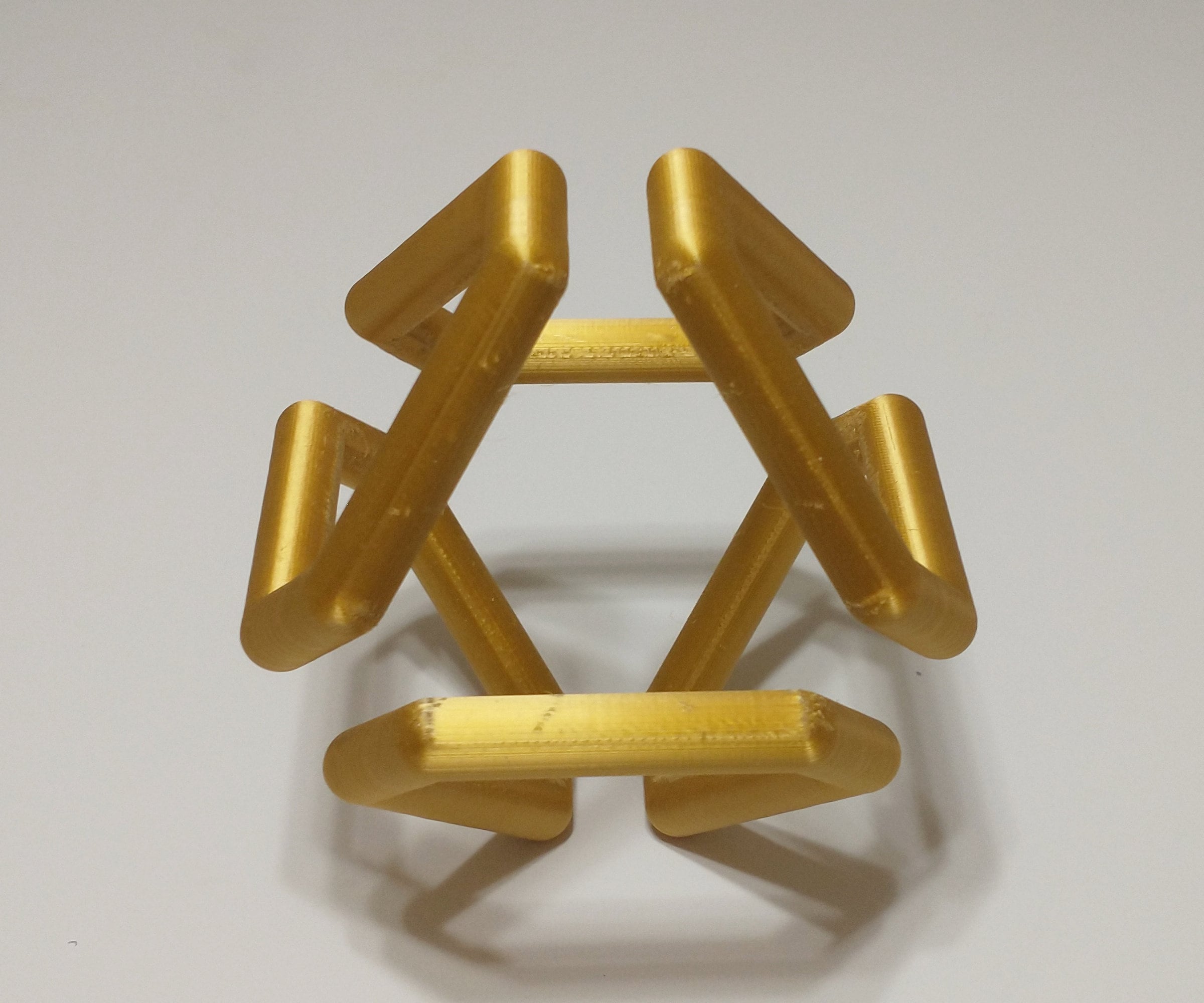 3D Printed Infinity Octahedron Optical Illusion Art Home - Etsy UK