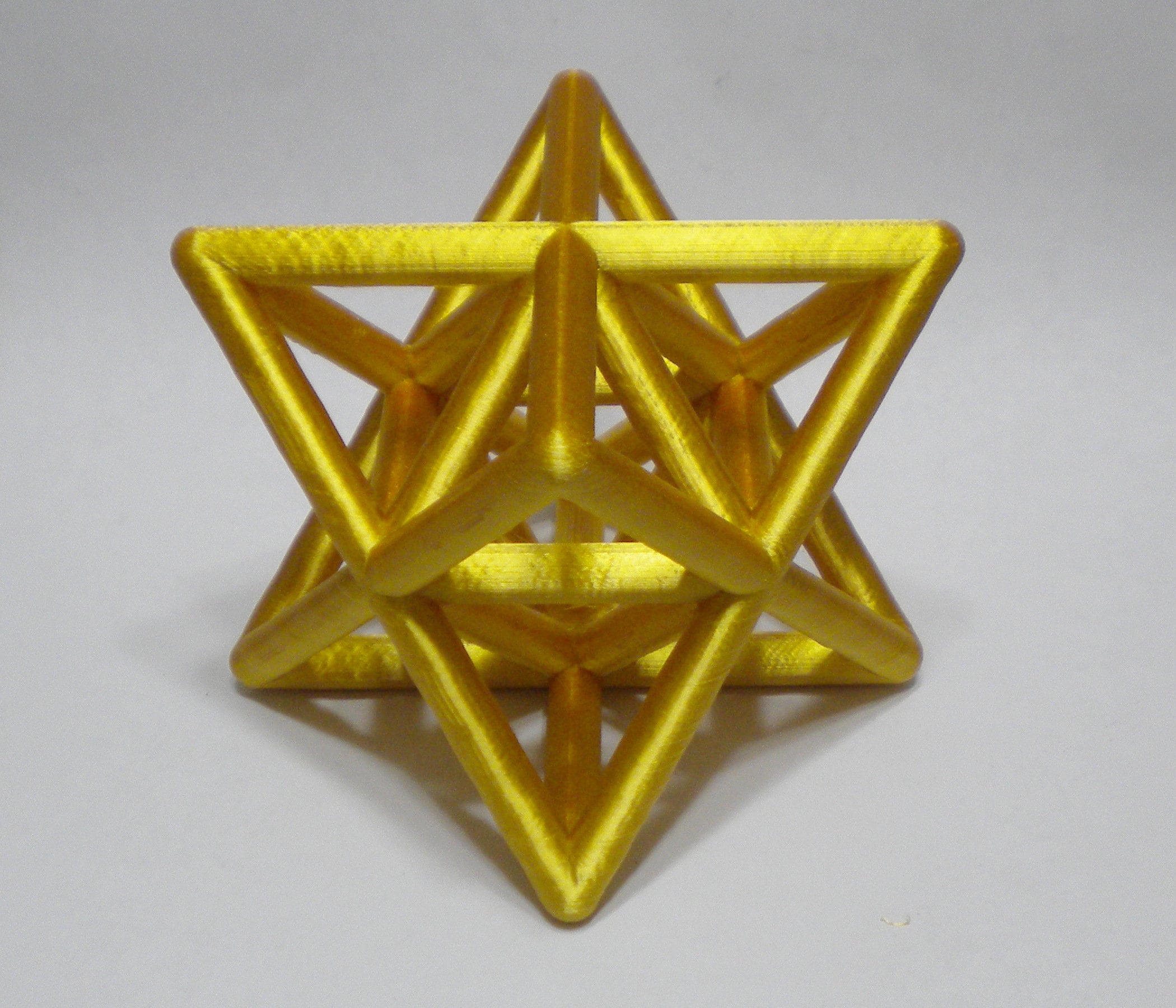 3D Printed Star Tetrahedron With Octahedron Stellated Octahedron Sacred ...