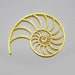 3D Printed Nautilus Shell Slice Coaster Wall Hanging Home Office ...