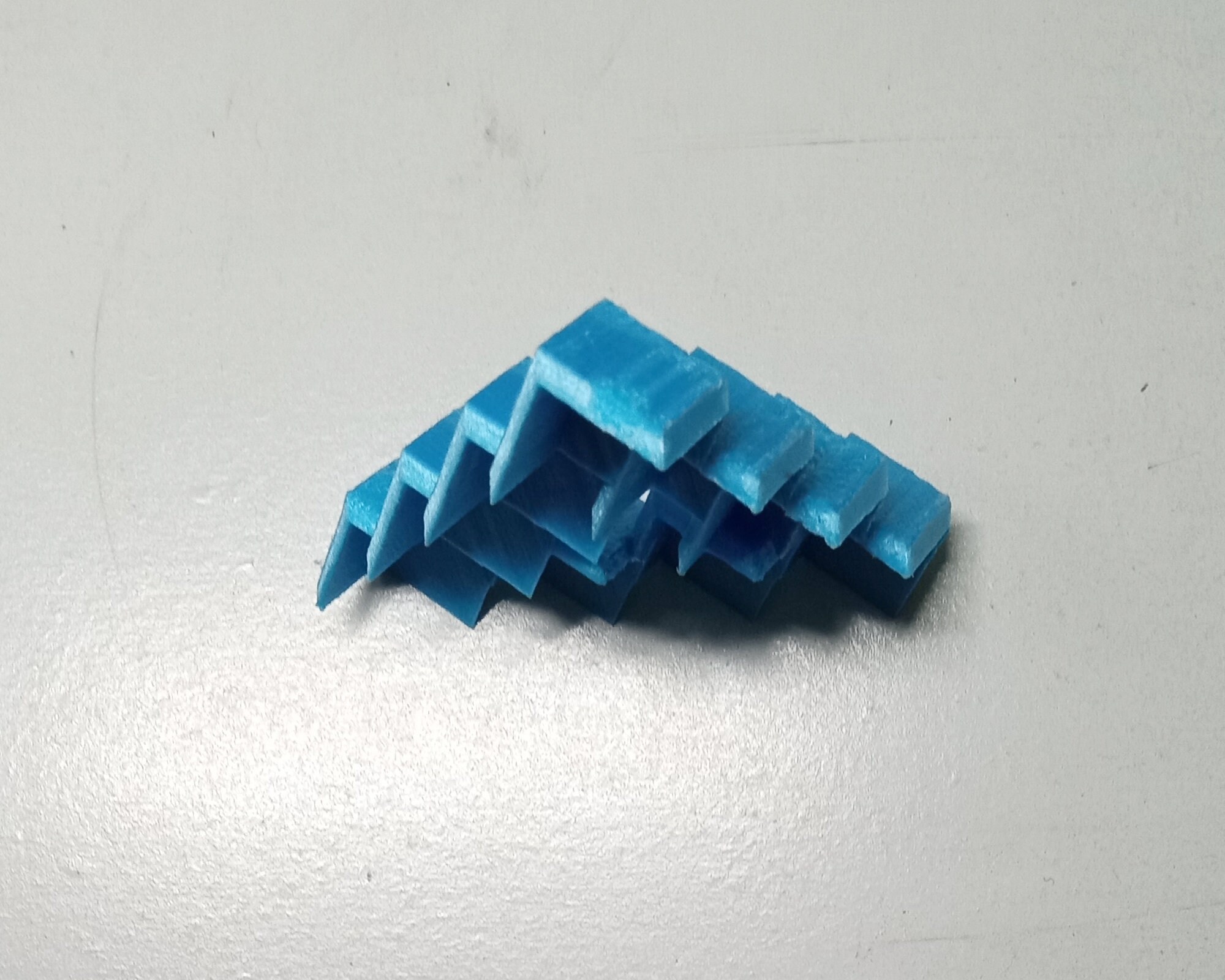 3D Printed Penrose Triangle With Cube Shells Impossible Triangle ...