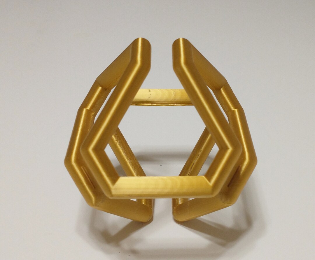 3D Printed Infinity Octahedron Optical Illusion Art Home Office ...