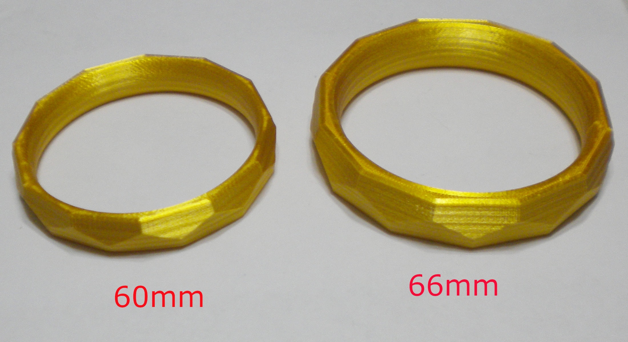 3D Printed Geometric Bracelet Polygon Type Bangle Jewelry Gift - Etsy