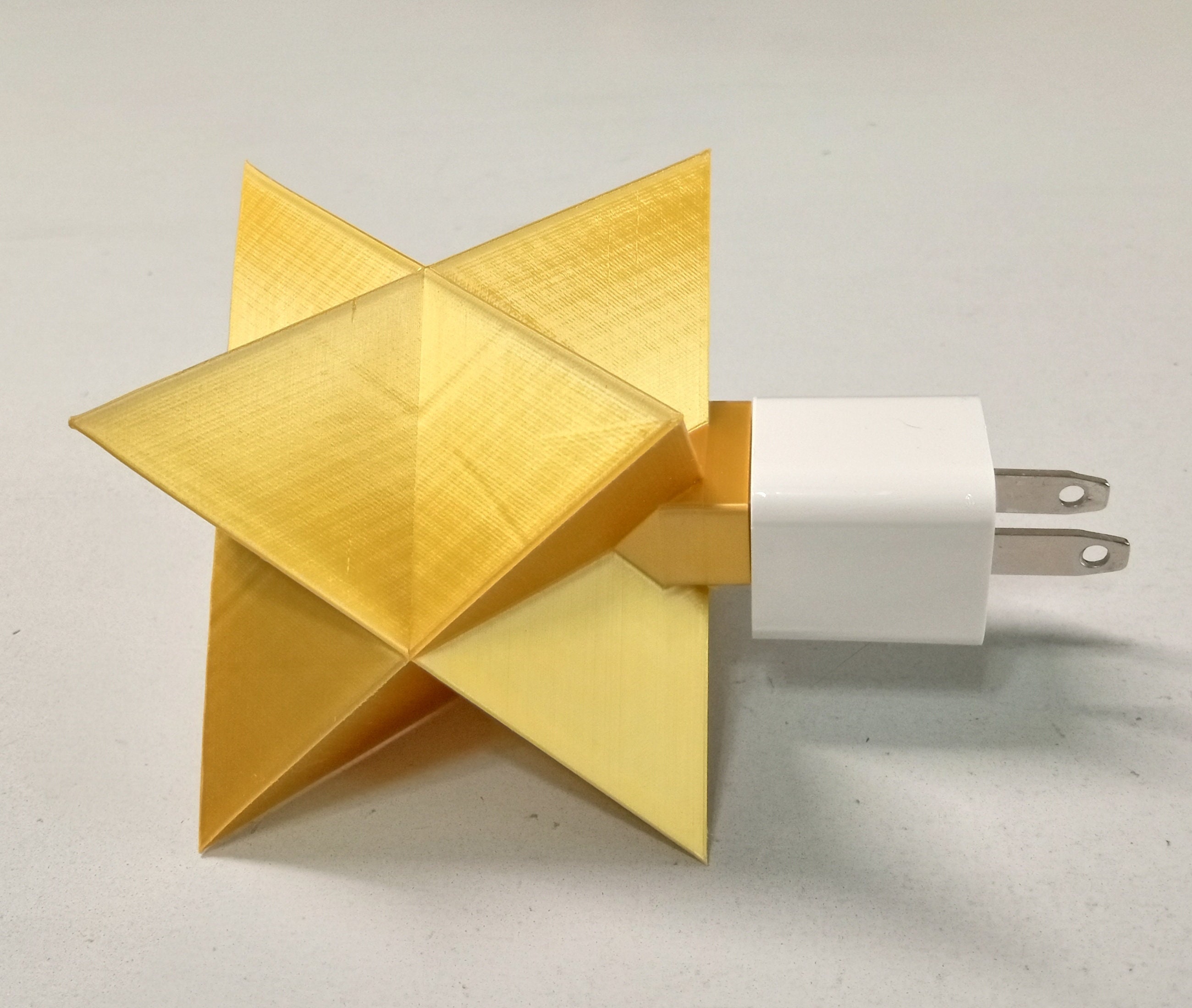 3D Printed Star Tetrahedron Lamp Night Light USB LED Light - Etsy