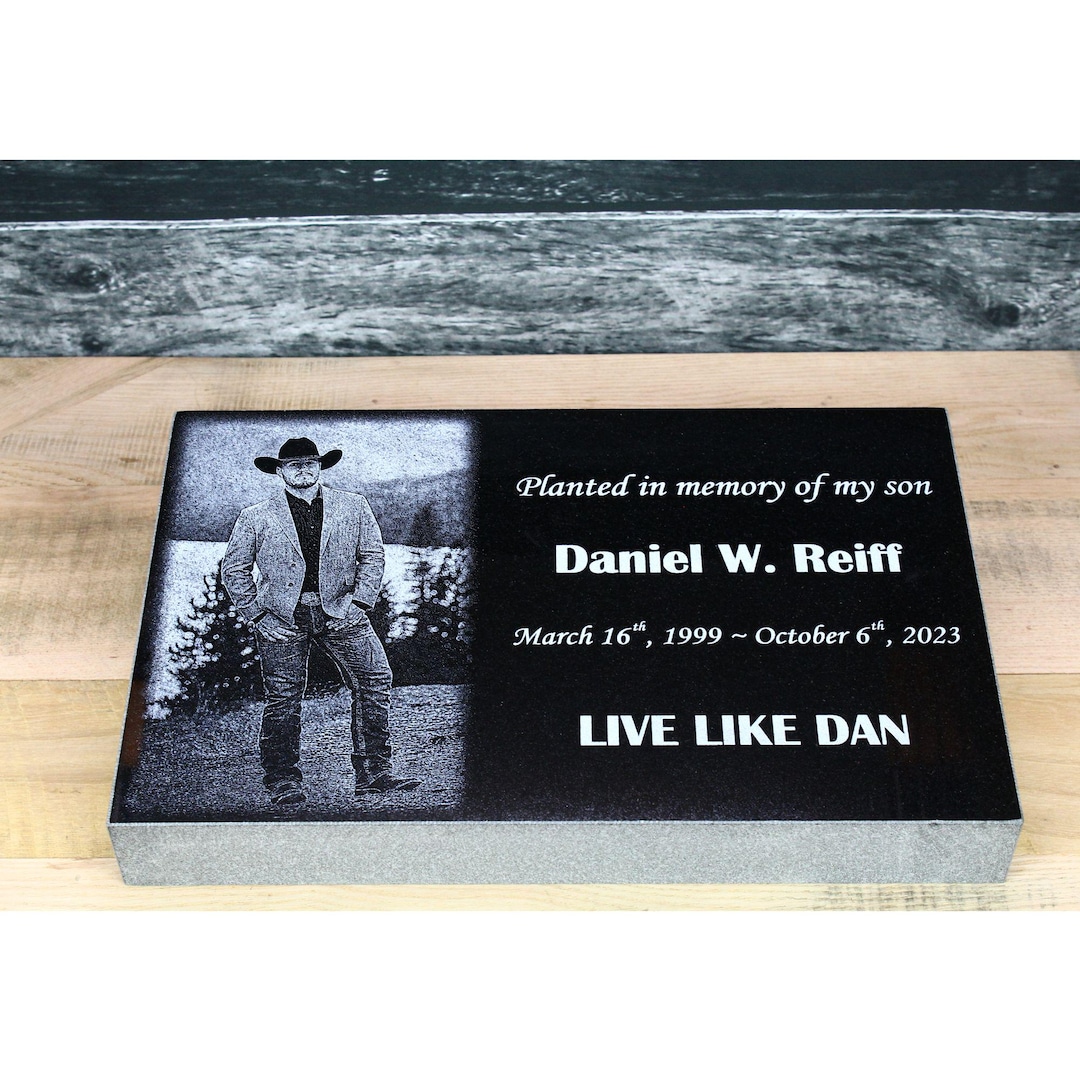 Granite Memorial and Grave Markers - Beautifully Etched, Personalized ...