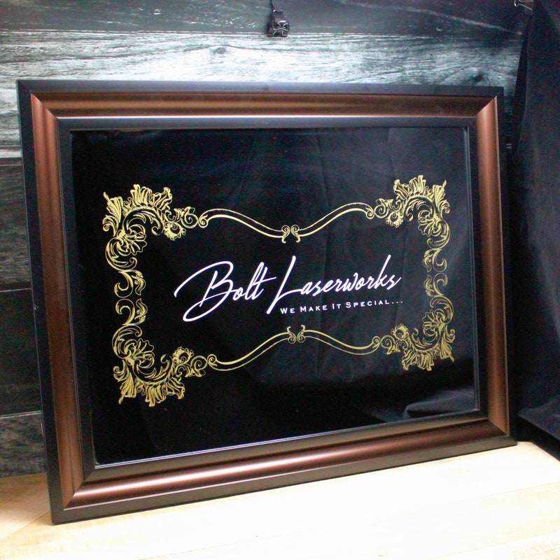 Personalized Custom Etched Mirror - Etsy