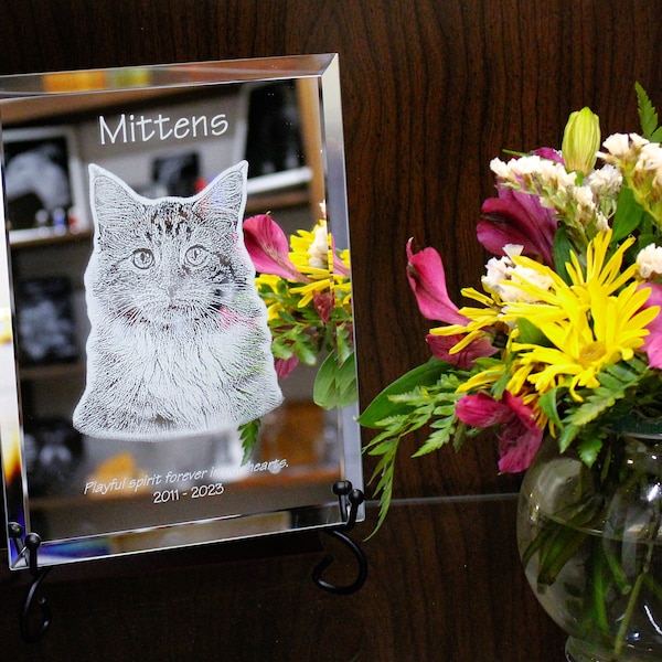 Photo Etched Glass Plaque - Etsy