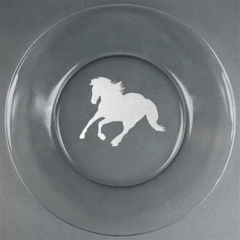 Personalized Etched Glass Plates Customizable Dinnerware for Special ...