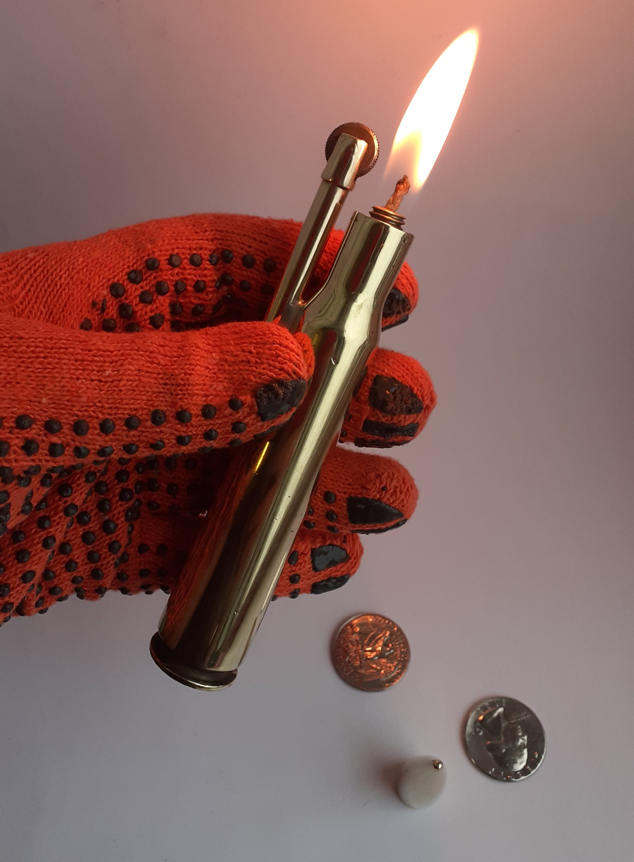 Bullet lighter Metro 2033 Metro lighter Vintage Petrol | Etsy