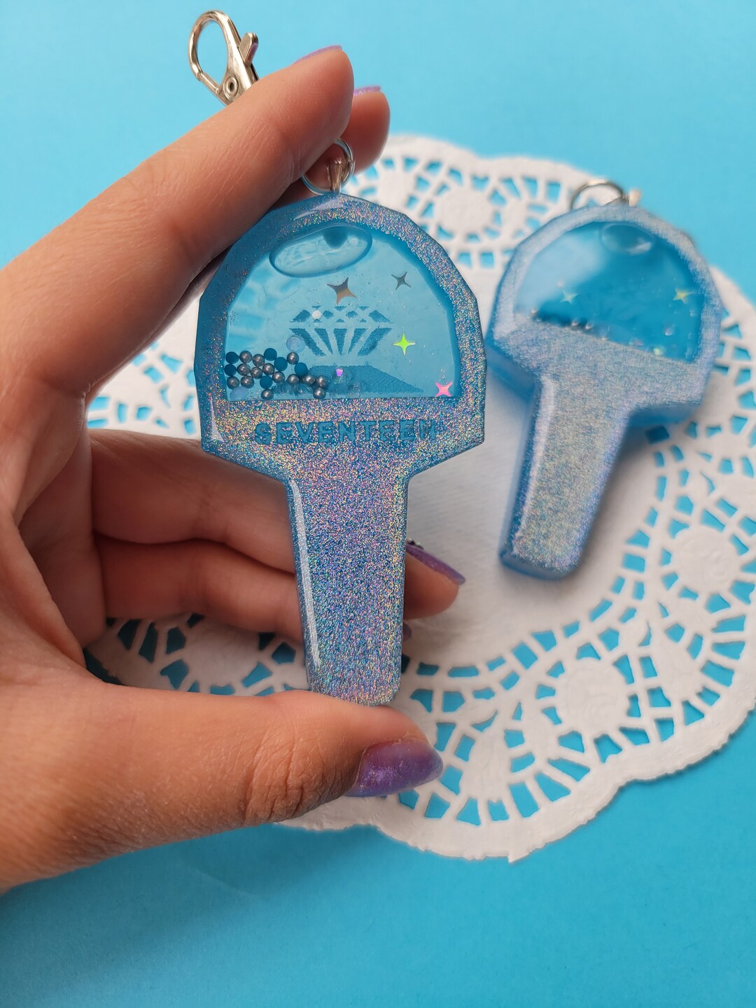 Seventeen Lightstick Shaker Keychains - Etsy