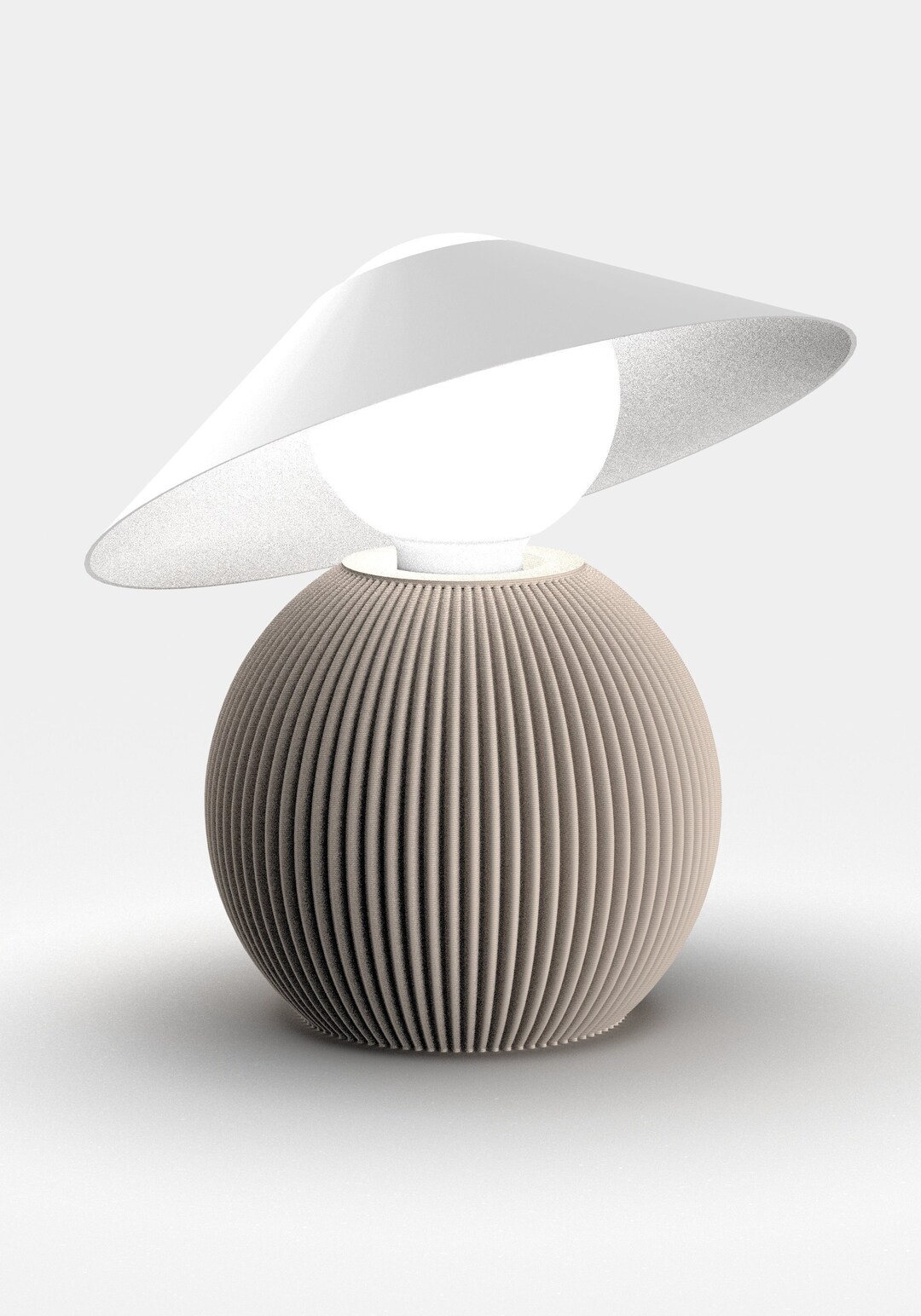 Bedside Lamp Design 3d Printed Light Art Déco Table Lamp - Etsy