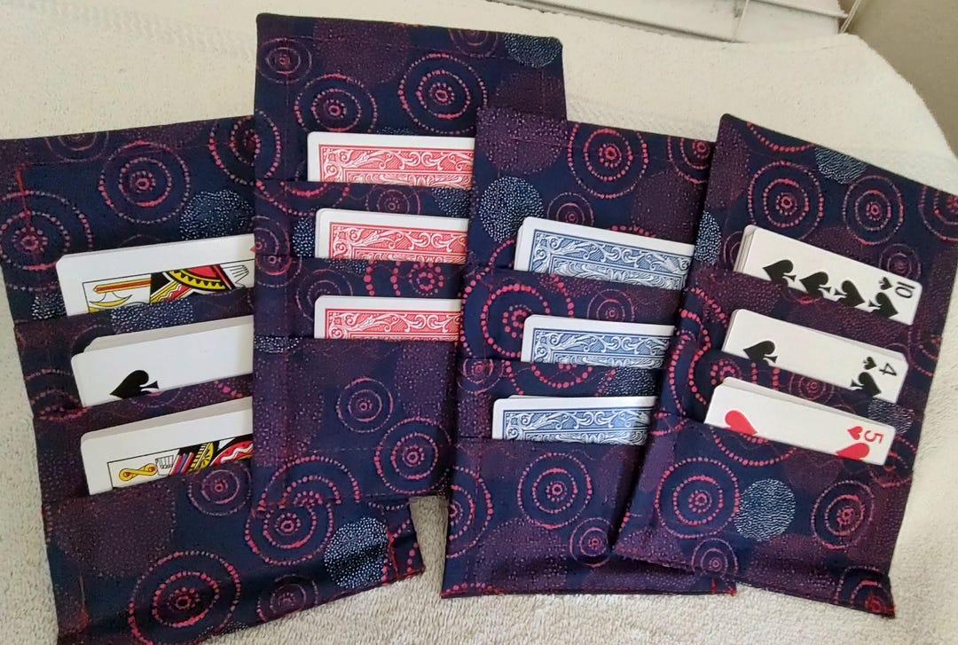 Card Holder (set of 4) Hand Foot Toe Pockets Custom Made - Etsy