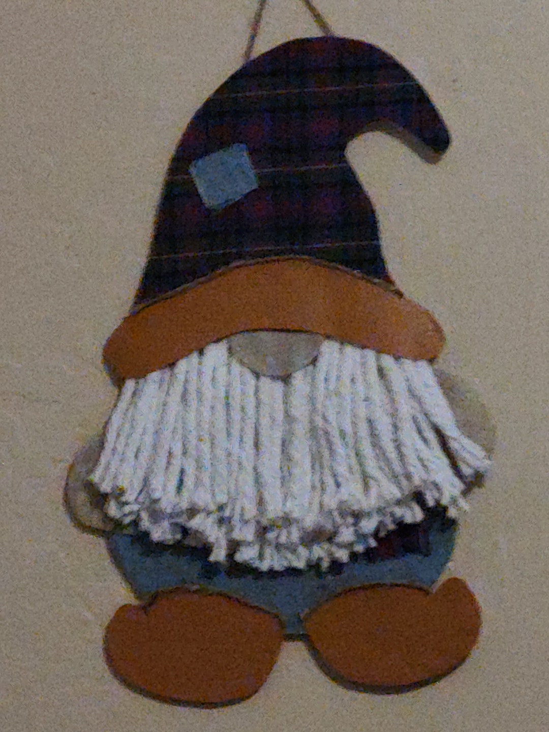 Mop Beard Gnome Wall Hanging - Etsy