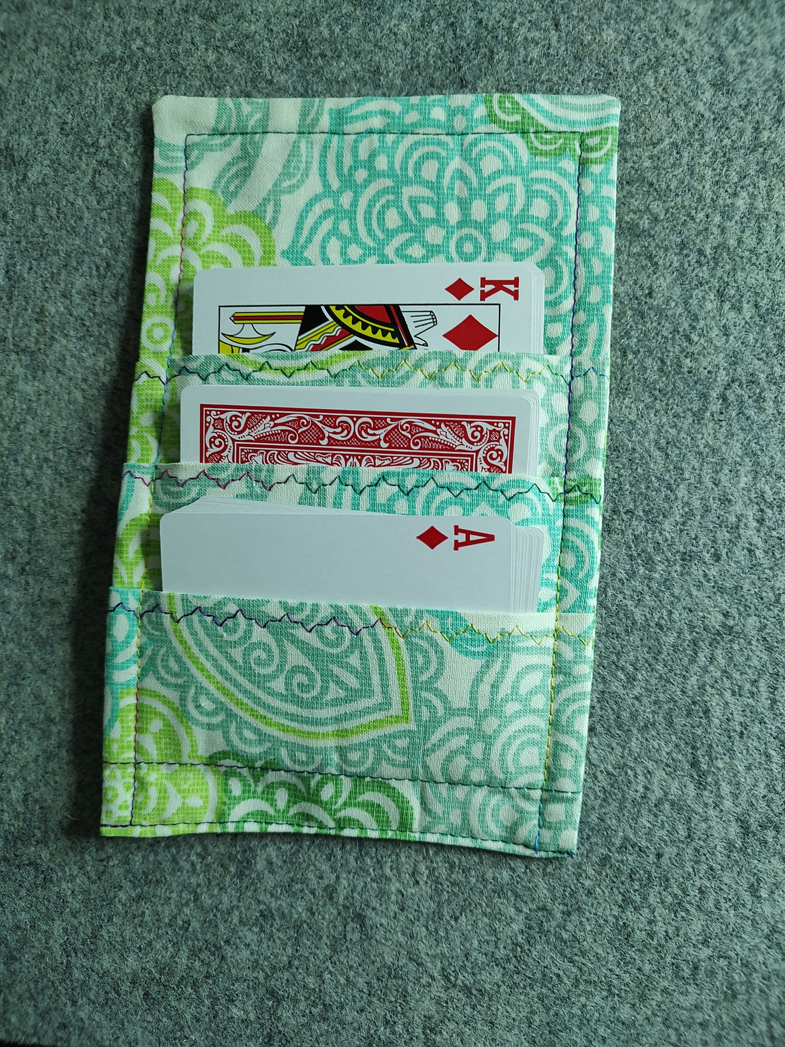 Card Holder (one Only) Hand Foot Toe Card Holder With 3 Pockets Custom ...