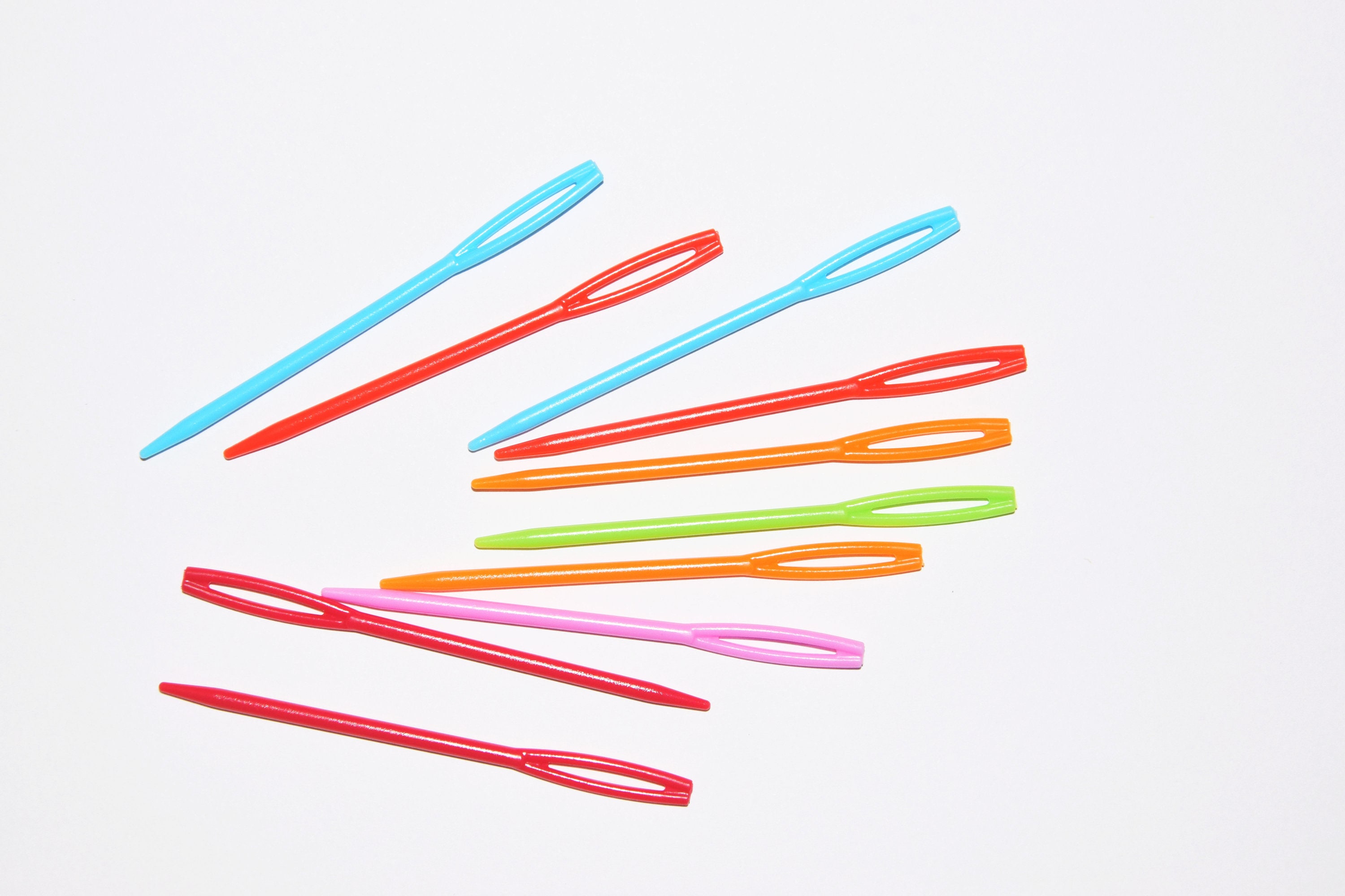 Large Eye Hand Sewing 7cm Plastic Needles Craft Tapestry | Etsy