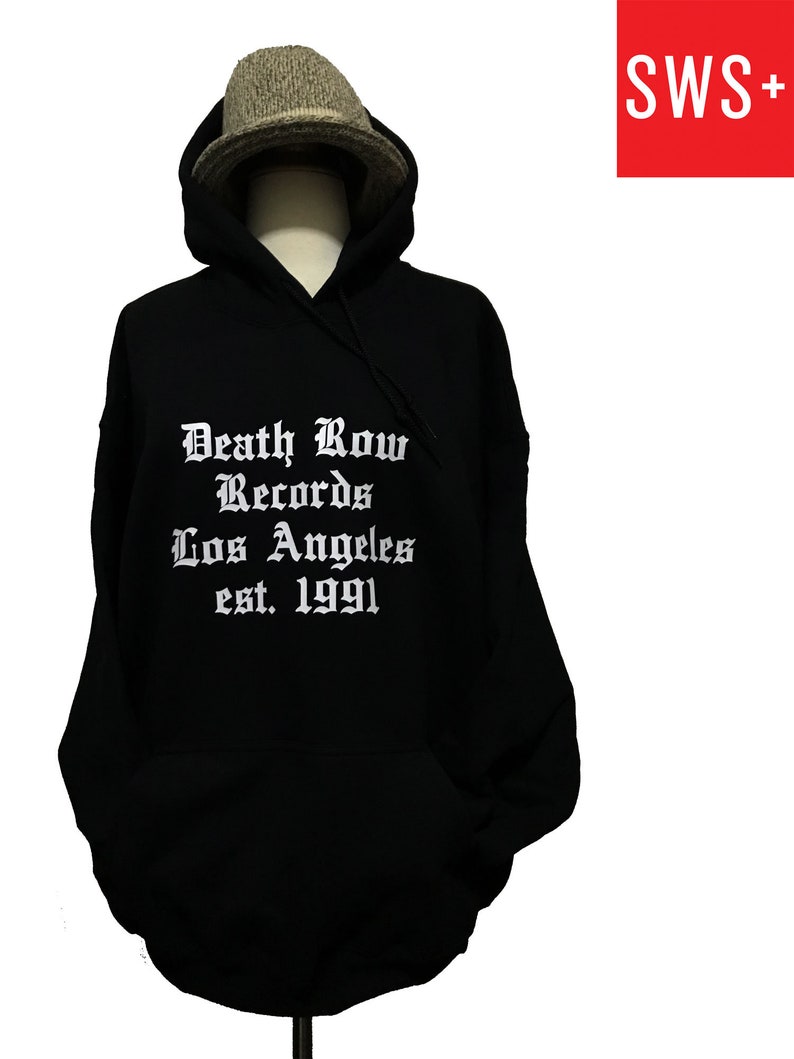 Death Row Records Unisex Printed Hooded Sweatshirt Death Row | Etsy
