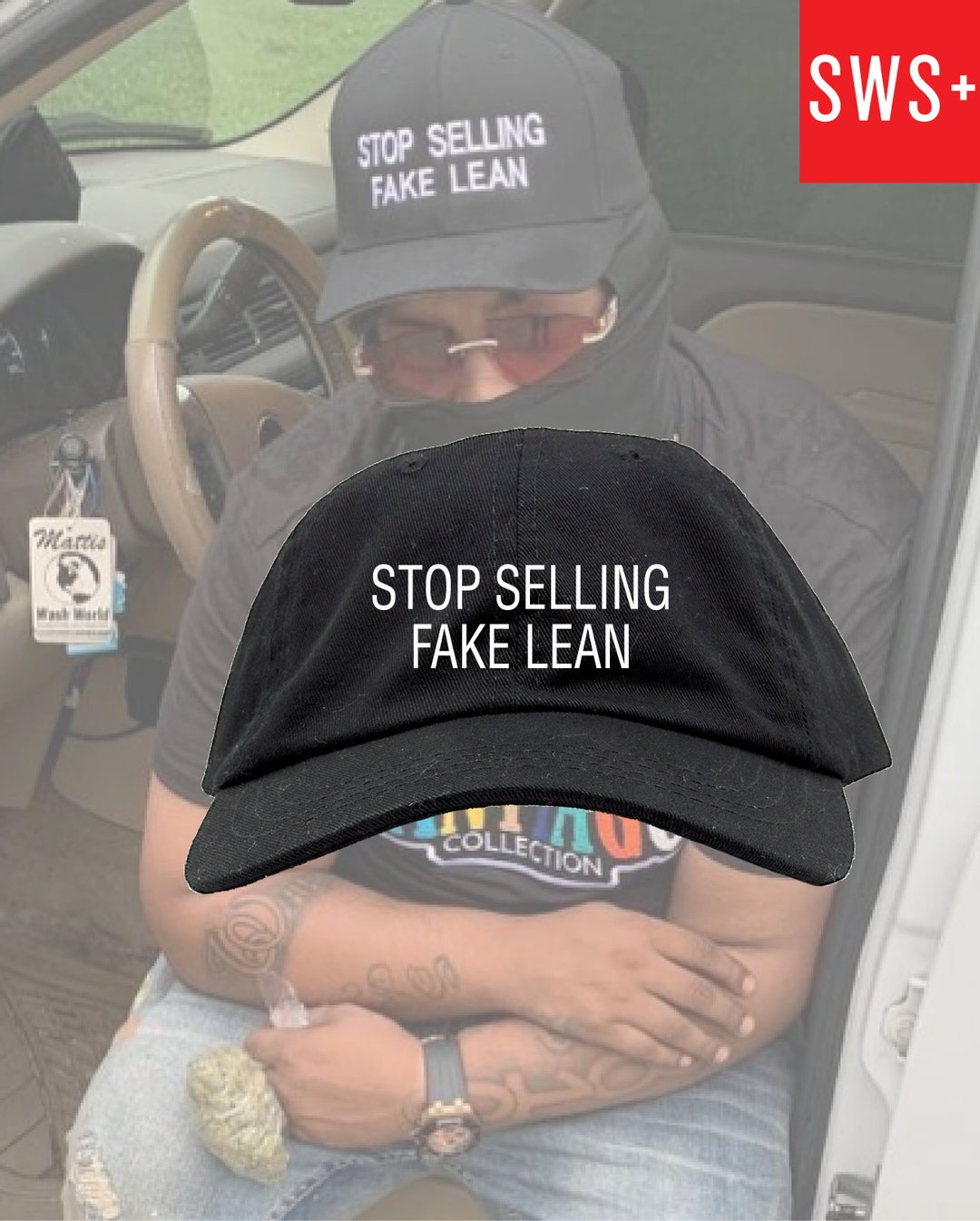 Stop Selling Fake Lean Embroidered Dad Cap - Etsy