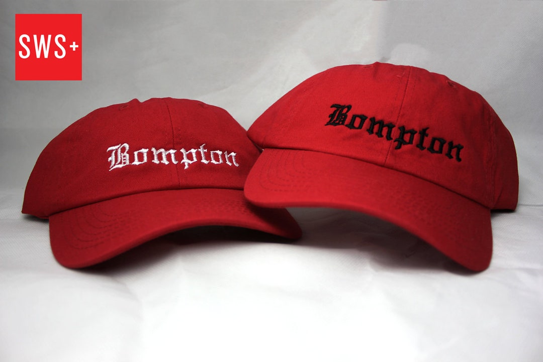 Bompton Embroidered Blood Gang Compton Dad Cap - Etsy