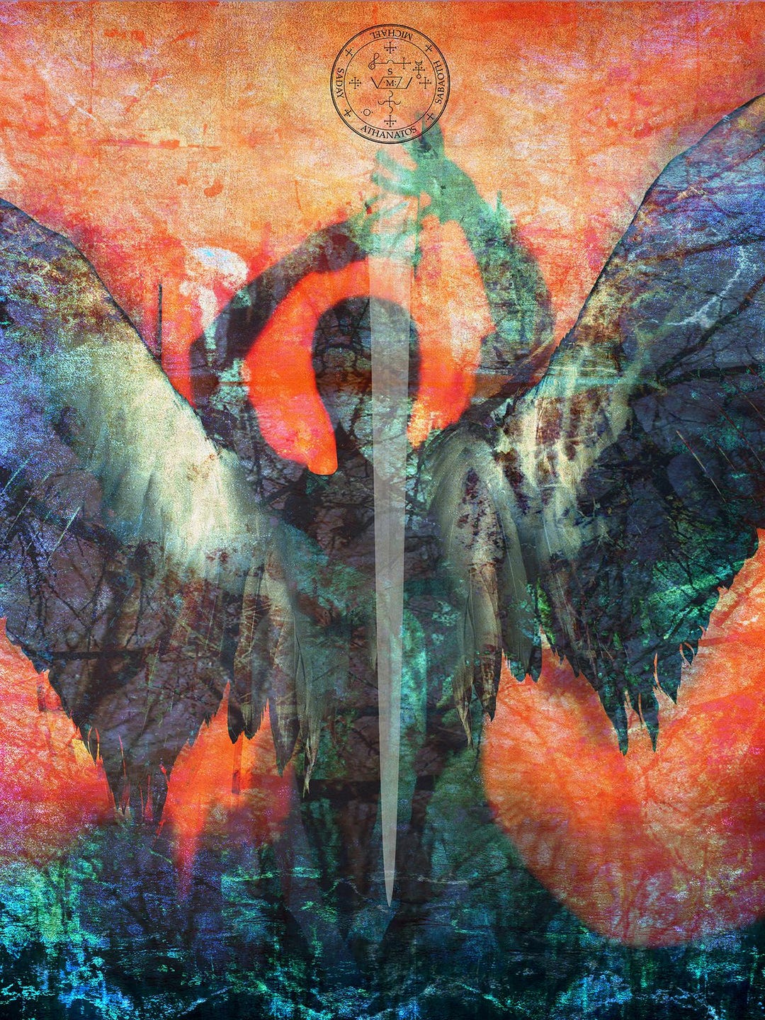 4 (18"x24") ARCHANGEL BUNDLE: Raphael, Gabriel, Michael, and Uriel ...