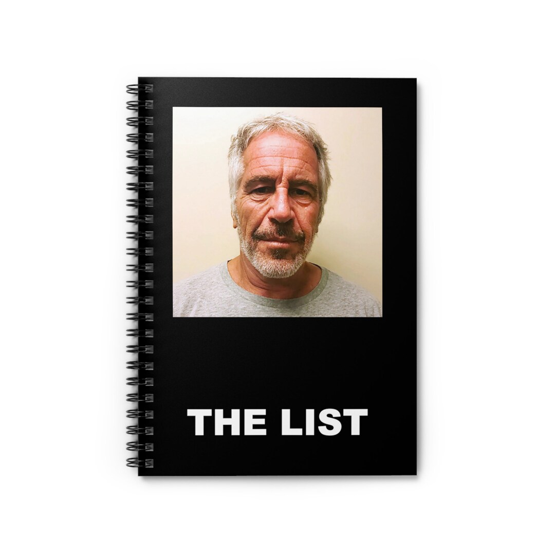 Jeffrey Epstein the List Novelty Spiral Notebook - Etsy