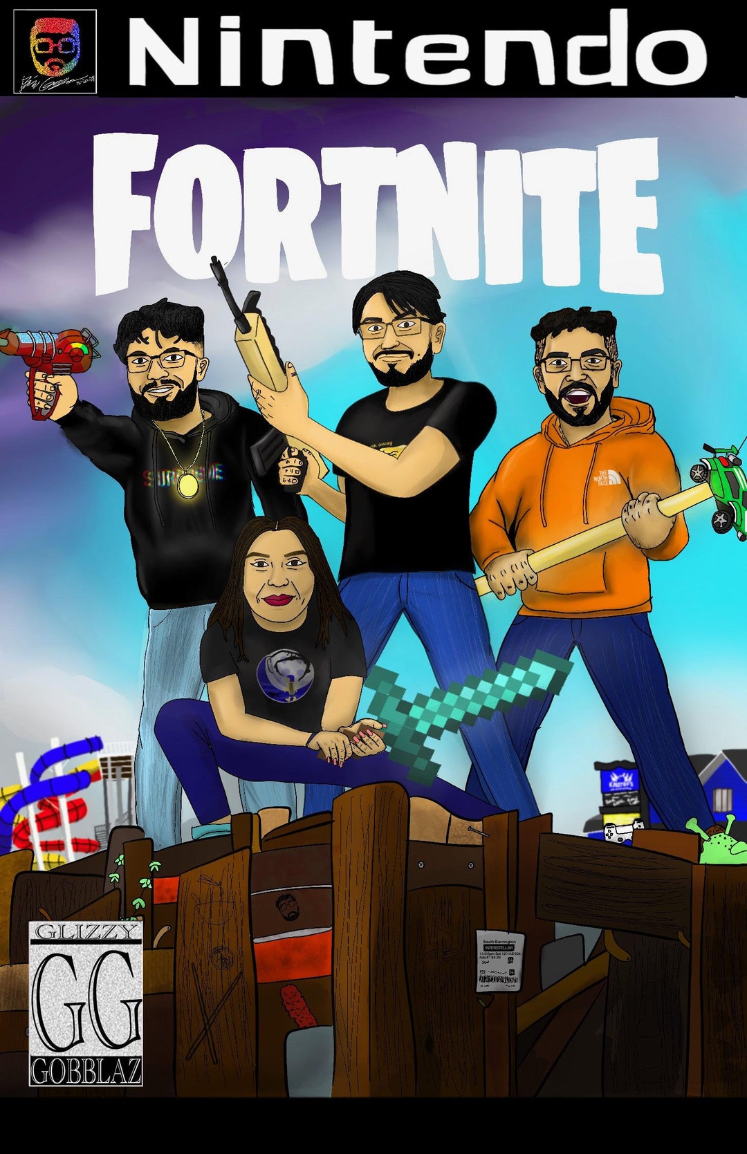 Custom Made Video Game Cover Poster - Etsy
