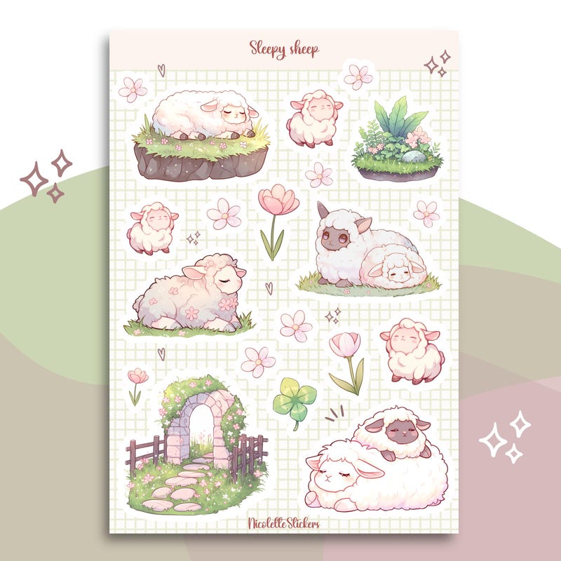 Fluffy Sheep - Etsy
