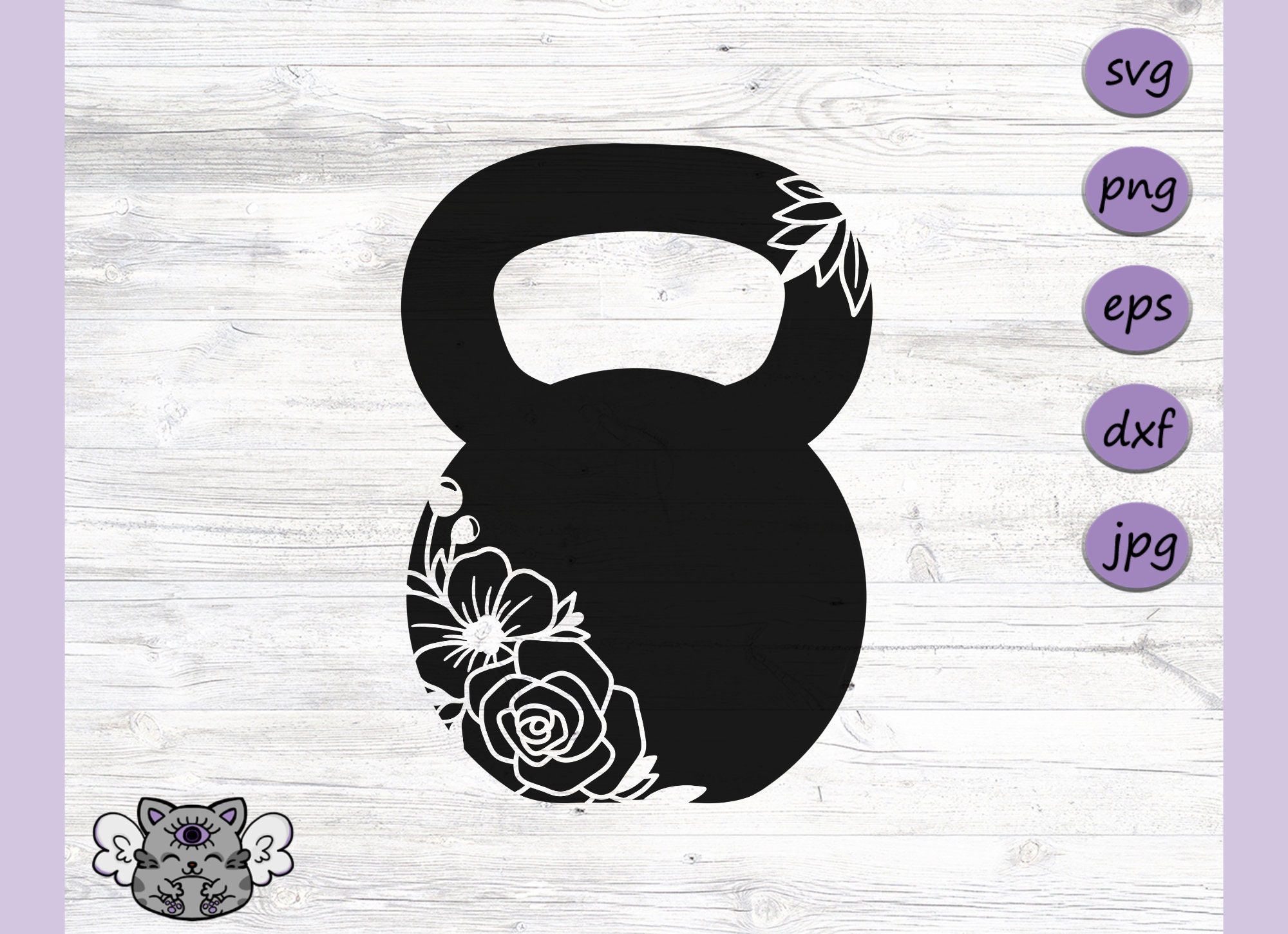 Female Kettlebell Silhouette