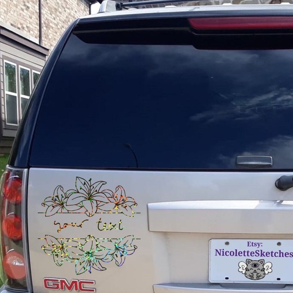 Lily Frame Svg Stargazer Lily Embroidery Tiger Lily Cutfile - Etsy